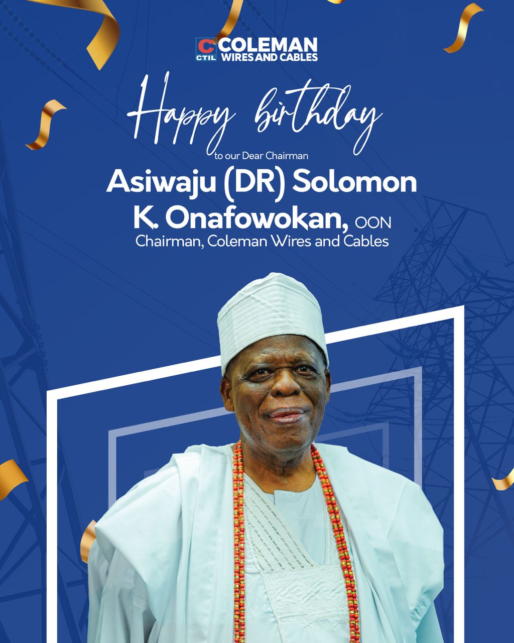 Celebrating the Birthday of our esteemed Chairman